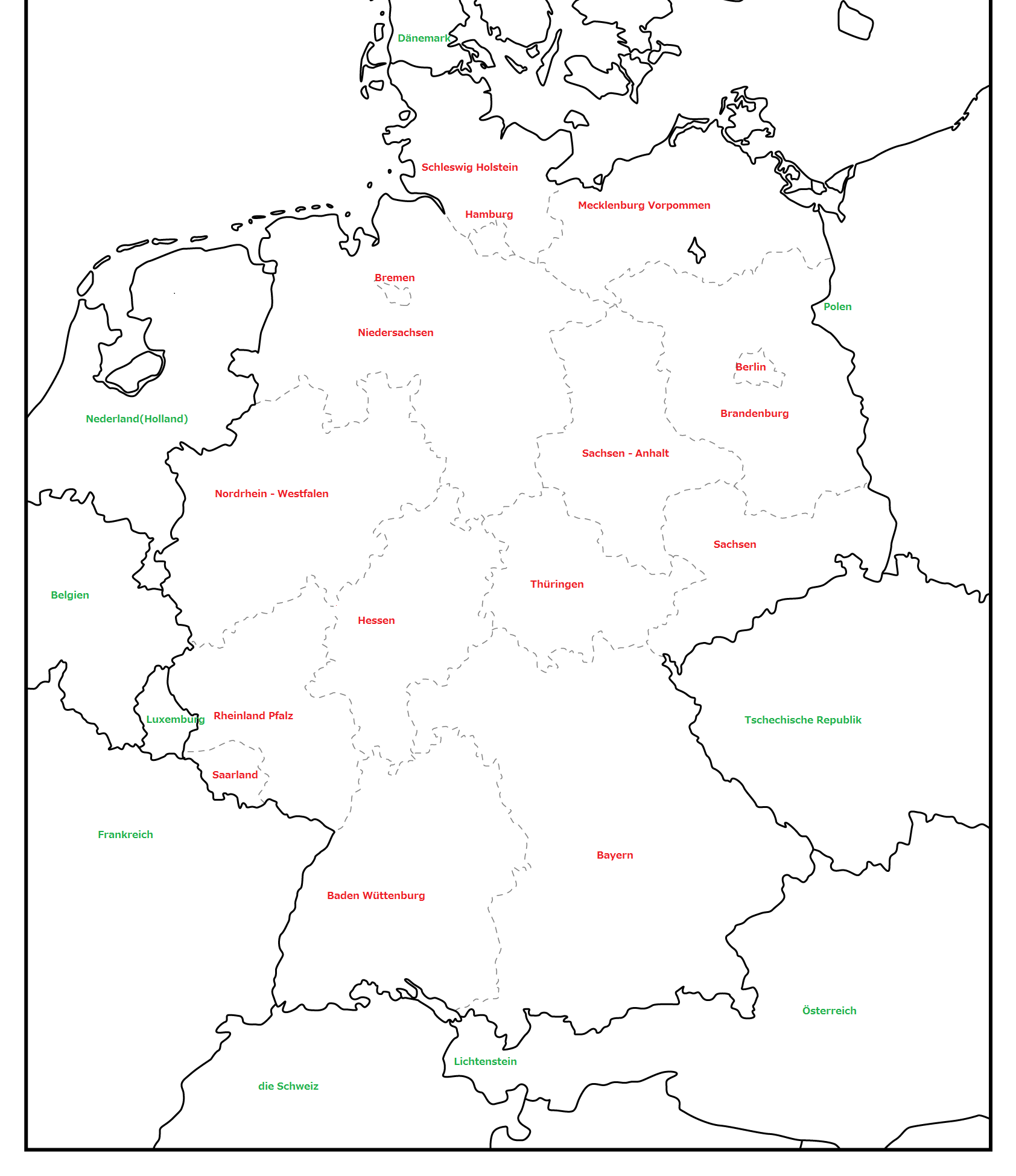 ドイツ 州 | ドイツ語独学ステーション